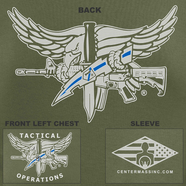 OD Green Tactical Operations SWAT Operator TShirt – Swat Operator USA