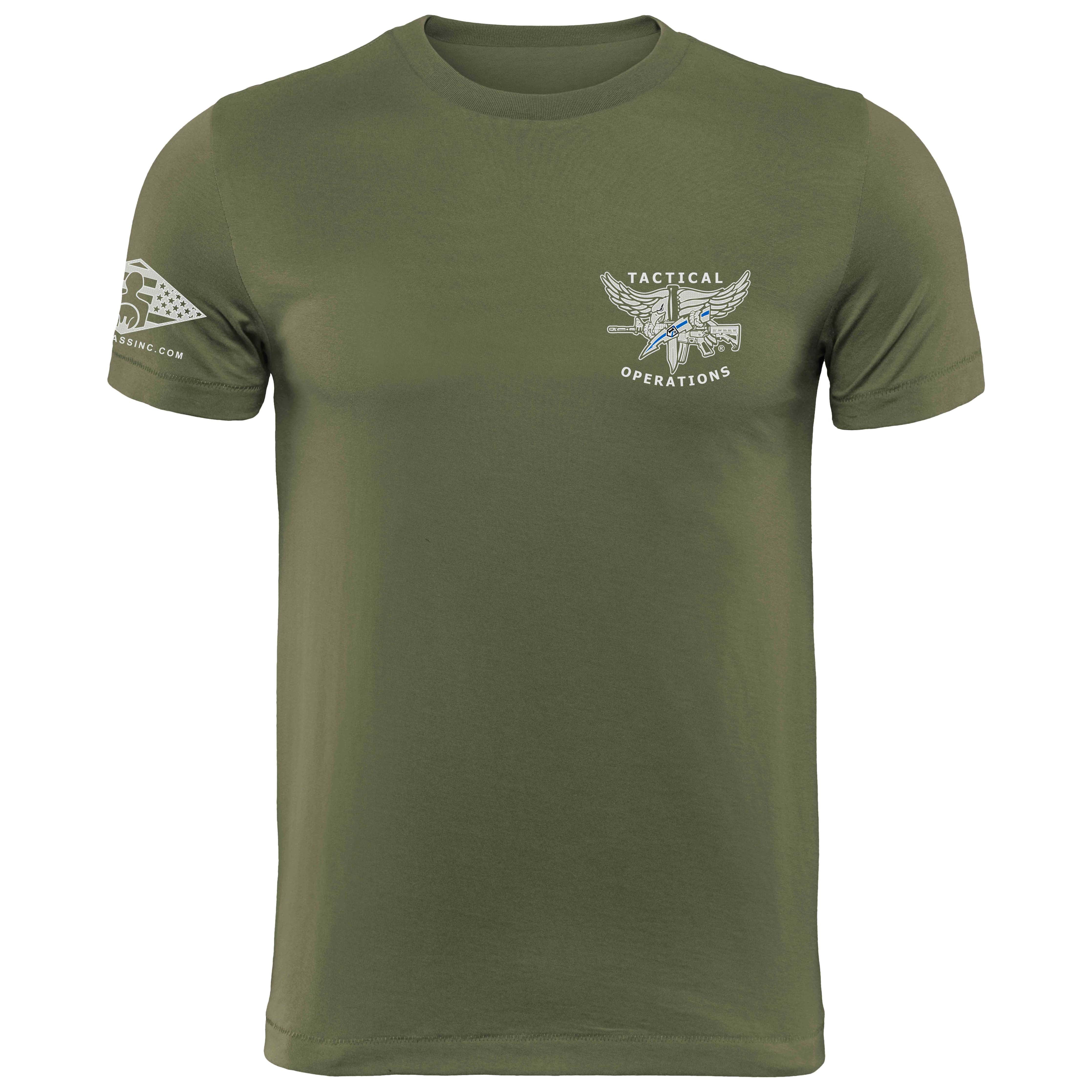 OD Green Tactical Operations SWAT Operator TShirt – Swat Operator USA