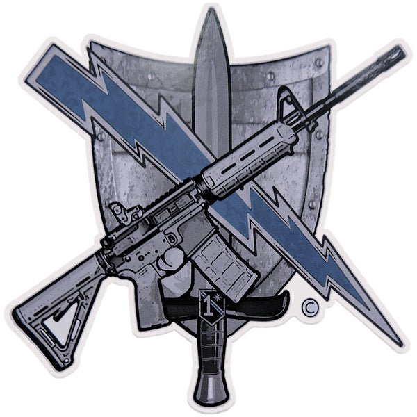 Tactical Patrol Officer Decal – Swat Operator USA
